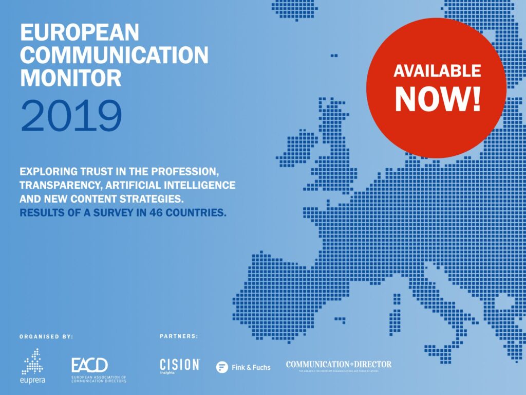 European Communication Monitor 2019 veröffentlicht – Fink & Fuchs AG